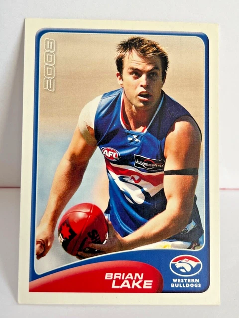 2008 AFL SELECT Football Card..The Advertiser.. BRIAN LAKE..Western ...