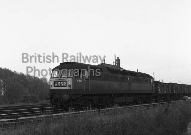 LARGER NEGATIVE BR British Railways Diesel Loco D1680 Class 47 ...
