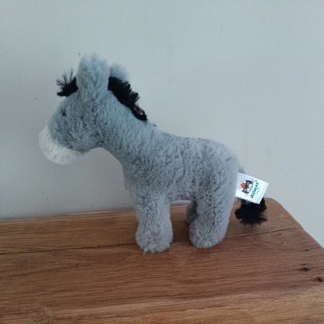 JELLYCAT DIDDLE DONKEY Tiny Small Grey Donkey - Rare Retired Excellent ...