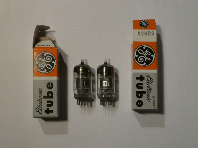 RÖHREN ECF 82 General Electric gem. Paar mil. US NOS f. Dynavox VR 70 E ...