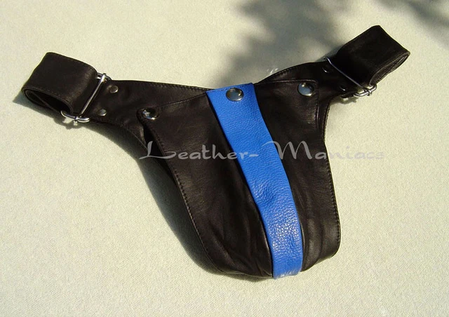 LEDER-STRING LEDERSTRING JOCK-STRAP Slip Lederlip cuir leather thong ...