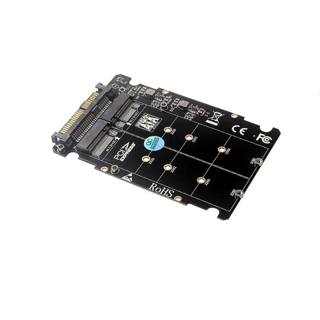 M 2 NVME SSD Key M Key B SSD To U 2 SFF 8639 Adapter Card Converter For M 2 NVME SSD Key M Key B SSD To U 2 SFF 8639 Adapter Card Converter For