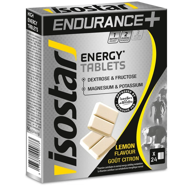 ISOSTAR ENDURANCE PLUS - Energy Tablets - Goût Citron - Glucose et ...