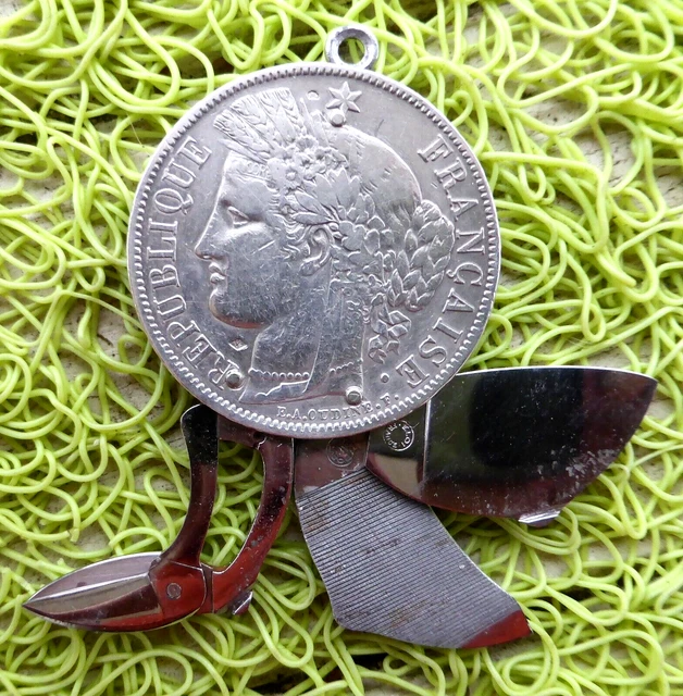 ELOI PERNET ONGLIER Cérès 1850 A . Argent Couteau Lime Ciseaux. EUR 95,00 - PicClick FR