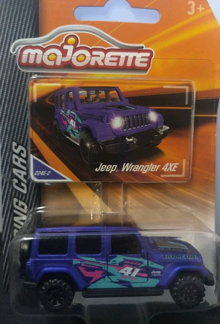 MAJORETTE RACING CARS Jeep Wrangler 4XE Very Rare In UK Brand New £15. ...