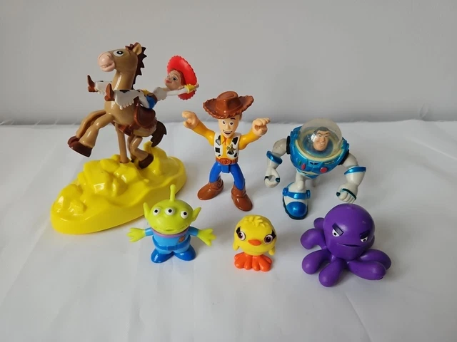 DISNEY PIXAR TOY Story Figure Bundle Stretch Buzz Jessie Bullseye Woody ...