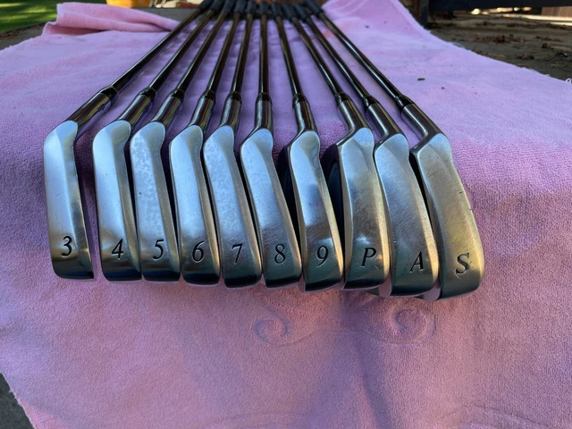 LOT DE FER PRGR Pro Gear Famous Data811 10 pièces - gaucher LH EUR 243,66 - PicClick FR