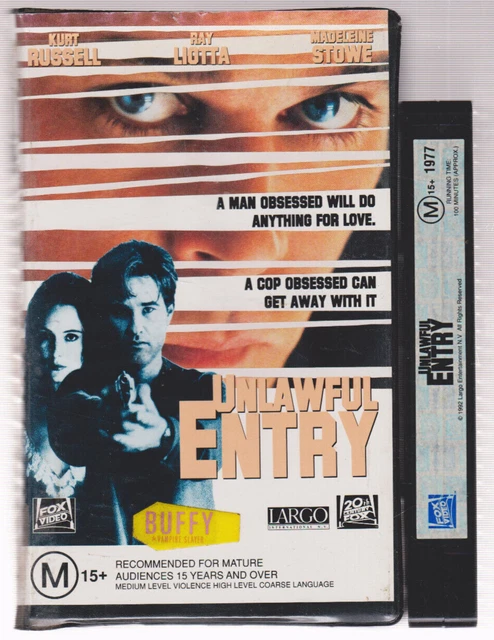 RARE VHS VIDEO Tape UNLAWFUL ENTRY Ex-Rental Clamshell Fox Russell EUR ... RARE VHS VIDEO Tape UNLAWFUL ENTRY Ex-Rental Clamshell Fox Russell EUR ...