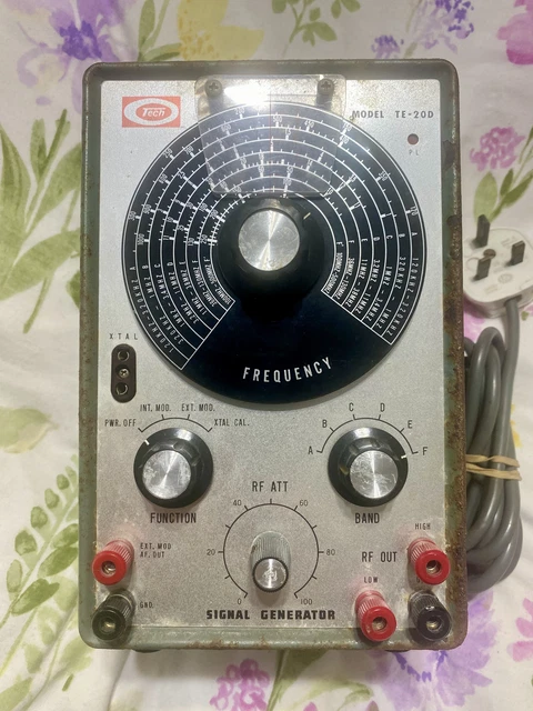 TECH MODEL TE-20D RF Signal Generator Vintage £52.72 - PicClick UK