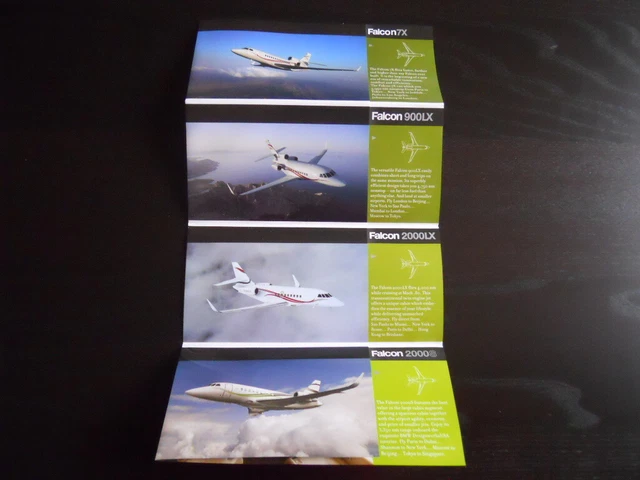 DASSAULT AVIATION FALCON family brochure catalogue éd. 2011 - english ...