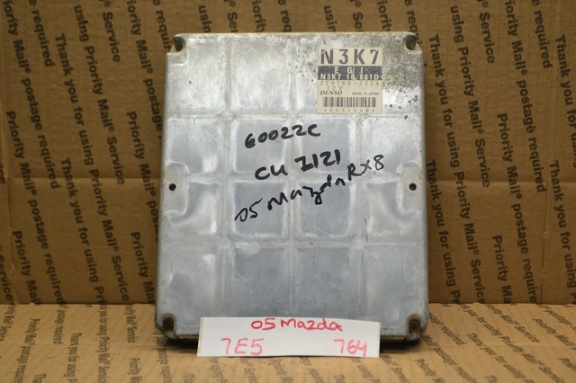 2005 MAZDA RX8 MT Engine Control Unit ECU N3K718881D Module 764-7e5 $53 ...