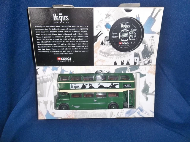 THE BEATLES CORGI Model Liverpool Corporation Double Decker Bus Penny ...