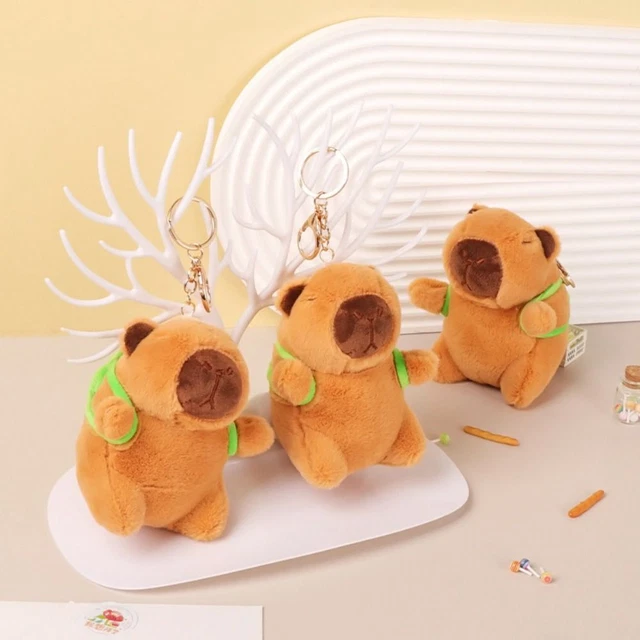 CAPYBARA SIMULATION CAPIBARA Keychain Simulation Capybara Plush Toy ...