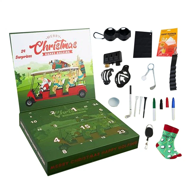 GOLF ADVENT CALENDAR 2025, 24 Days Christmas Countdown Calendar For ...
