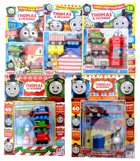 5 X THOMAS & FRIENDS MAGAZINE BACK ISSUES ~ NEW WITH GIFTS ~ £16.95 ...