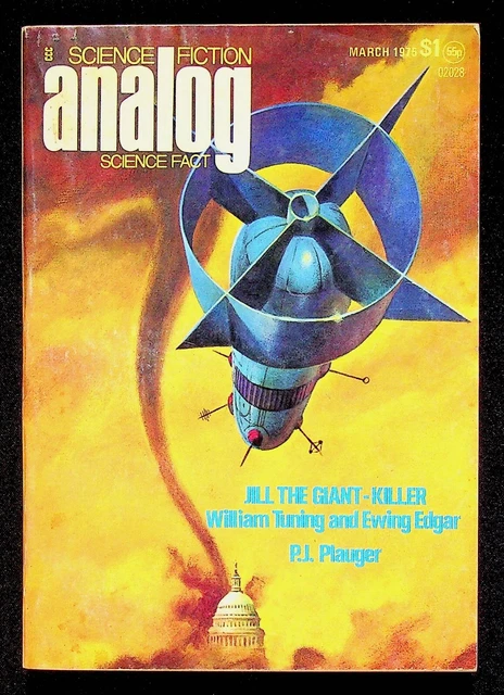 SCIENCE FICTION ANALOG March 1975 Gordon R. Dickson Harry Harrison P. J ...
