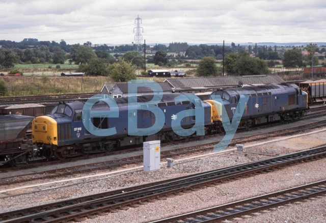 35MM RAILWAY SLIDE of Class 37 37212 @ Didcot Copyright to Buyer £4.99 ...