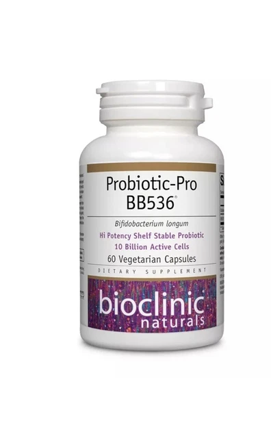 BIOCLINIC NATURALS PROBIOTIC-PRO BB536 - 120 vegcaps £35.00 - PicClick UK