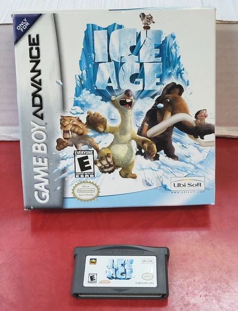 2002 ICE AGE (Nintendo Gameboy Advance GBA) in Original Box. Very Nice ...