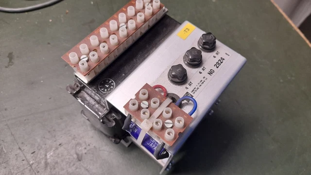 TRANSFORMATOR TRAFO DREHSTROM Wagner & Grimm 400V / 24V= 5A 3-Phasen ...