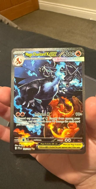 MEGA CHARIZARD X ex 125/094 Phantasmal Flames Pokemon TCG £255.20 ...