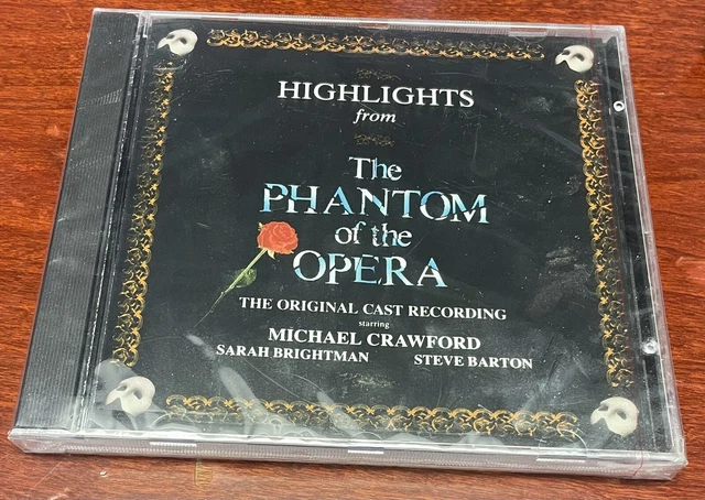 HIGHLIGHTS FROM PHANTOM of the Opera Original Cast Recording CD BRAND ...
