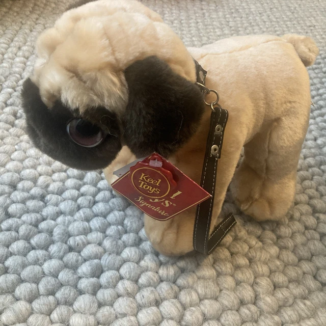 KEEL TOYS SIGNATURE Cuddle Puppies Pug Soft Toy -29cm £14.99 - PicClick UK