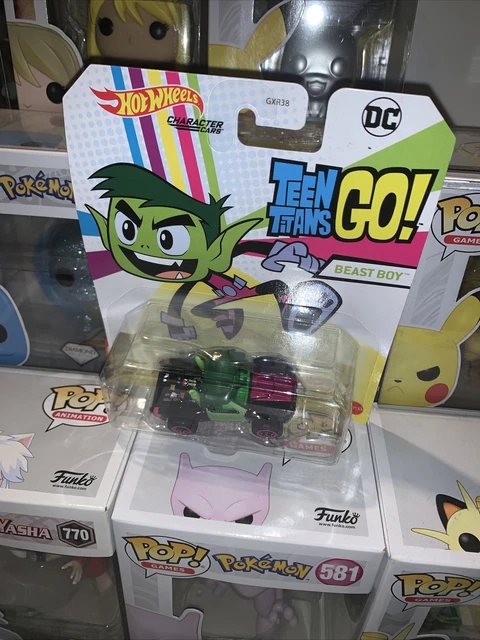 HOT WHEELS ANIMATION Character Car - Teen Titans Go - Beast Boy £8.51 ...