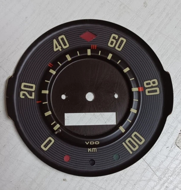 VW BUS T1 Speedometer Original Up To 100 Km/H For 70 MPH Mile ...