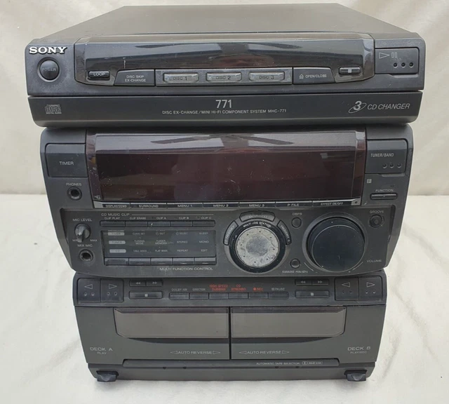 SONY COMPACT DISC Deck Reciever Model HCD-H771 £19.95 - PicClick UK