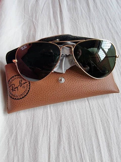GENUINE RAY BAN Aviator 58 Mm Excellent £59.99 - PicClick UK