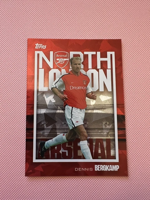 2023/24 TOPPS ARSENAL Team Set - Dennis Bergkamp - North London Icy ...