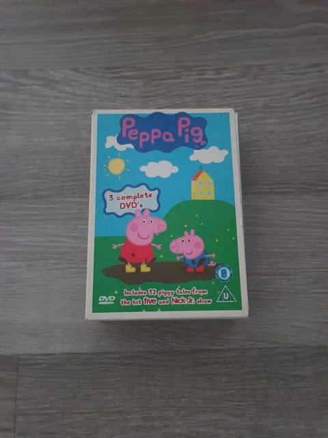 PEPPA PIG DVD Bundle Volumes 1-3 Muddy Puddles Flying A Kite New Shoes ...