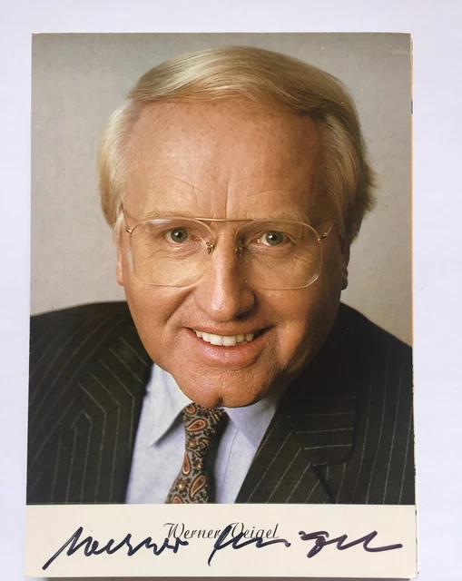 SIGNÉ ILSE WERNER +2005 carte originale signature autographe signature ...