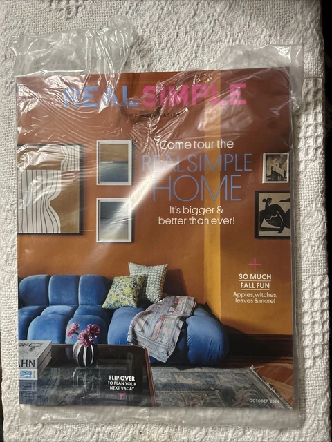 REAL SIMPLE MAGAZINE October 2024 & Southern Living Oct 2024 In Wrapper ...