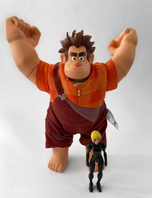 DISNEY’S WRECK IT Ralph Large TALKING Toy 12 Inch & Sergeant Calhoun ...