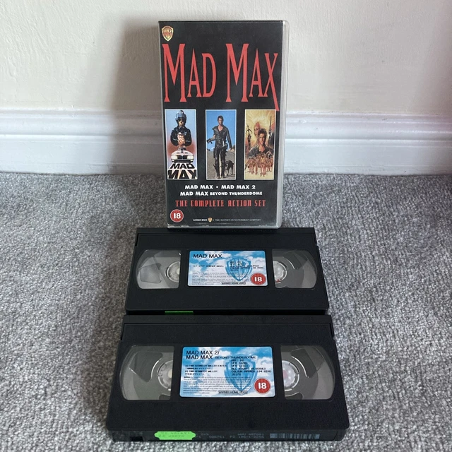 MAD MAX VHS Trilogy Boxset: 1, 2 & 3 - The Complete Action Set Mel ...