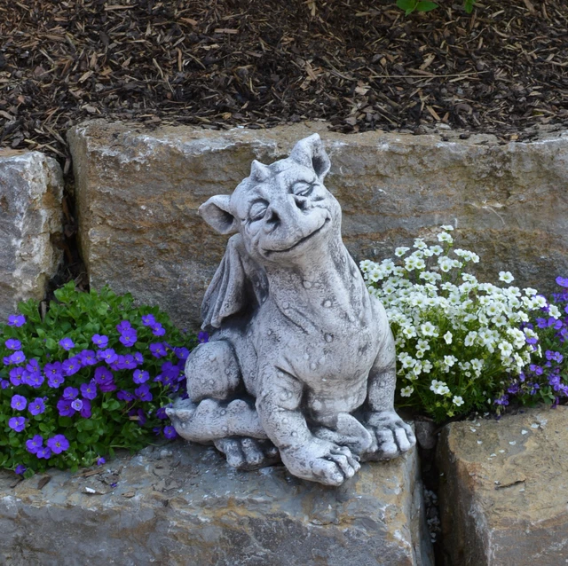 Top Modell Riesiger Massiver Stein Drachen Gartendeko Aus Steinguss
