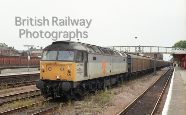 35MM NEGATIVE BR British Railway Diesel Loco Class 47 47205 Lincoln Central 1992 £3.99 - PicClick UK