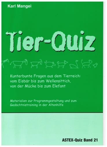 TIER-QUIZ. KUNTERBUNTE FRAGEN aus dem Tierreich: vom Eisbär ...