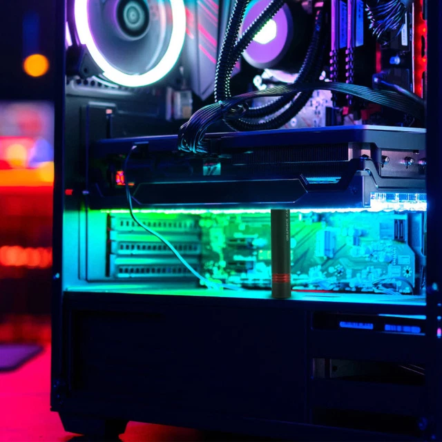 ADJUSTABLE GPU SUPPORT Stand Graphics Card Bracket Non Skid Pads £7.19 ...