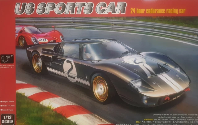 TRUMPETER® 05403 FORD GT40 Mk.II in 1:12 EUR 82,00 - PicClick DE