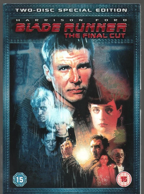 BLADE RUNNER FINAL Cut DVD Europe Warner Bros 2007 2 disc special ...