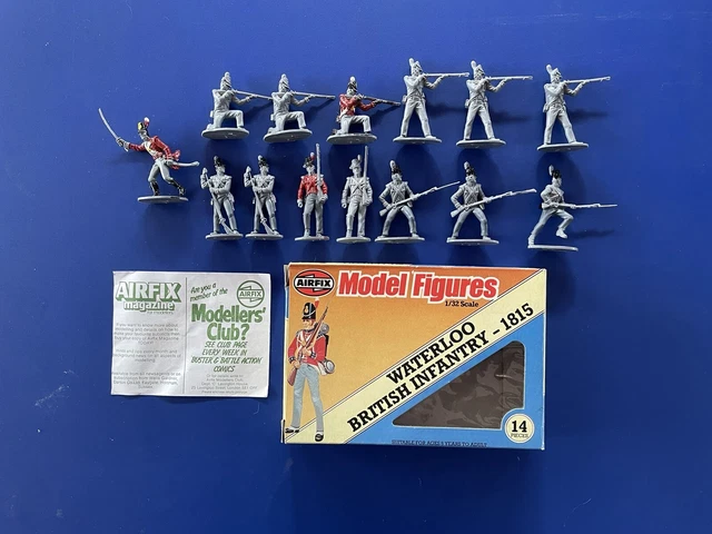 AIRFIX TOY SOLDIERS Boxed set of Waterloo / Napoleonic British Infantry ...