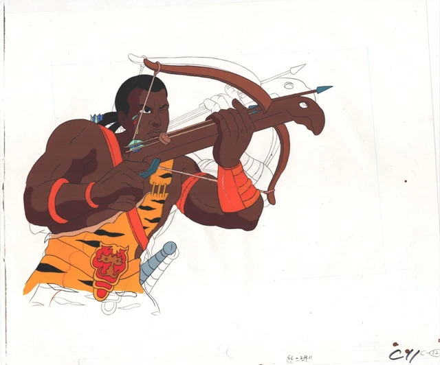 CONAN THE ADVENTURER Cartoon Production Animation Cel Sunbow 1992-93 D ...