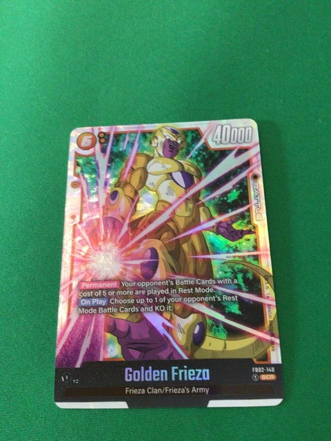 DRAGON BALL FUSION World Blazing Aura Golden Frieza FB02-140 SCR Secret $35.00 - PicClick AU
