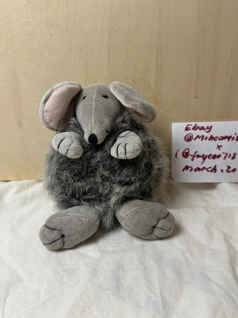 JELLYCAT PUFFBALL MOUSE Retired Rare Vintage Perfect Condition BNOT £38 ...