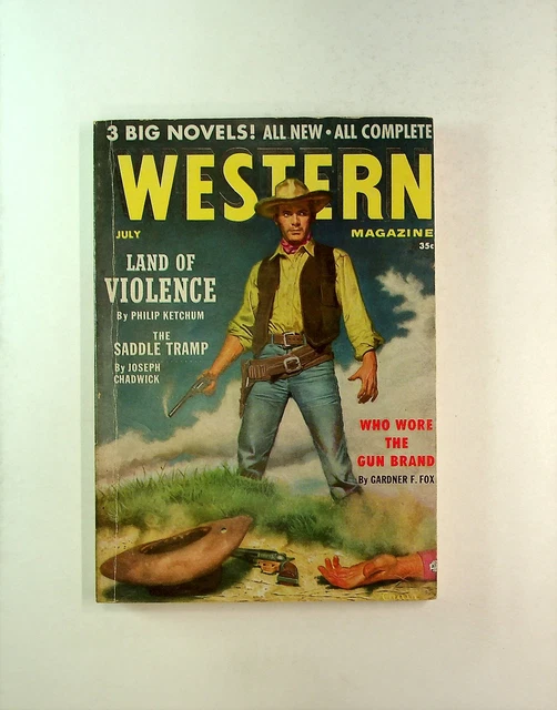 WESTERN MAGAZINE PULP Jul 1956 Vol. 2 #2 FN £14.57 - PicClick UK