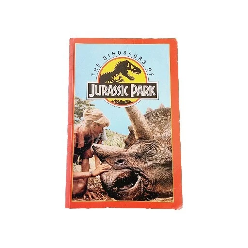 THE DINOSAURS OF Jurassic Park by Wendy Larson 1993 Vintage Book Film ...