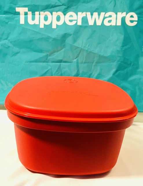 TUPPERWARE MULTI SERVER 3L Microwave Steam Cook Multiservicio Red New ...